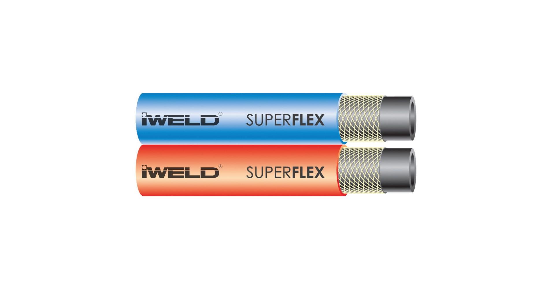 SUPERFLEX iker tömlő 6,3x6,3mm - Iweld - Hegesztők Boltja áruház